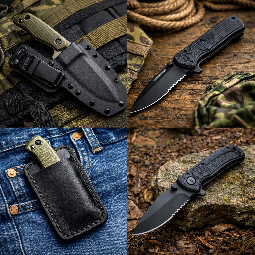 Tactical Fixed Blade vs Folding Knife: Which Is Better for Everyday Carry?